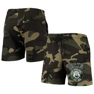 PRO STANDARD Milwaukee Bucks Team Shorts - Camo