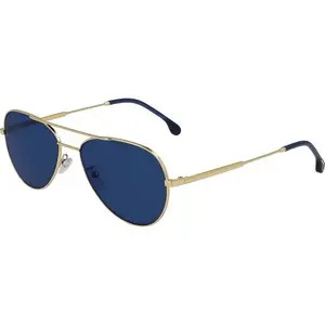 Paul Smith Angus 58mm Aviator Sunglasses - Gold