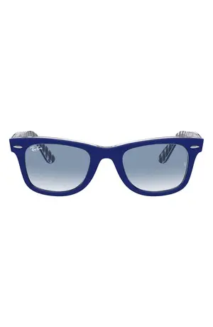 Ray-ban Ray-Ban 54mm Wayfarer Sunglasses Blue Vichy/ Blue Gradient
