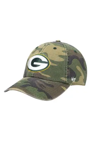 '47 Green Bay Packers Woodland Clean Up Adjustable Cap