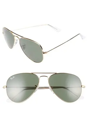 Ray-ban Ray-Ban Original Aviator Sunglasses Gold/green