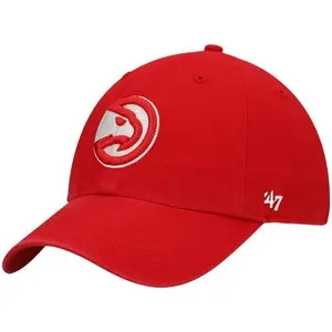 '47 Atlanta Hawks Team Clean Up Adjustable Hat - Red