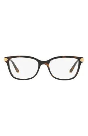 Dolce & Gabbana Dolce&Gabbana 53mm Butterfly Eyeglasses Havana