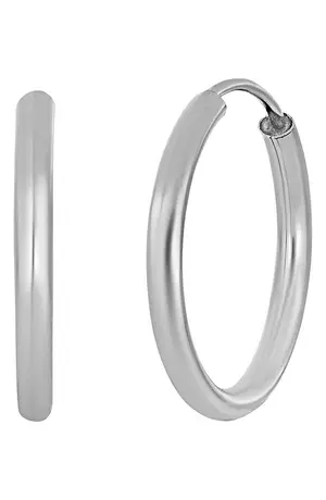 Bony Levy Bony Levy 14k Gold Infinity Hoop Earrings 14k White Gold