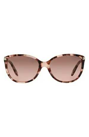 Ralph Lauren 57mm Cat Eye Sunglasses - Cafe Rose