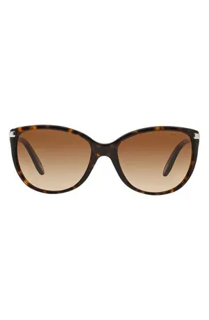 Ralph Lauren RALPH By Ralph Lauren 57mm Cat Eye Sunglasses Dark Tortoise