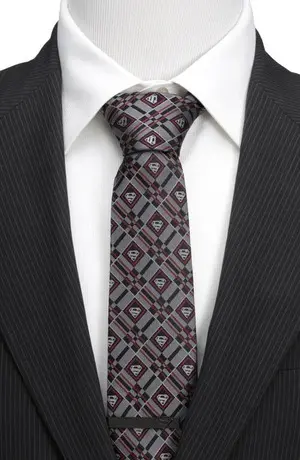 CUFFLINKS, INC. Superman Shield Silk Tie