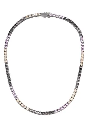 Kurt Geiger Kurt Geiger London Tennis Necklace Metallic Multi