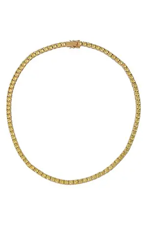 Kurt Geiger Kurt Geiger London Tennis Necklace Yellow