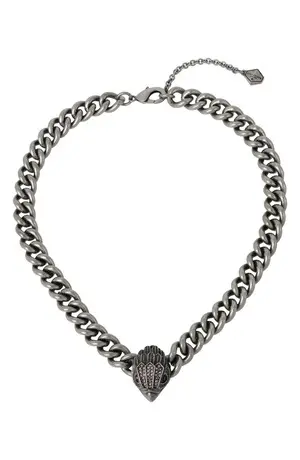 Kurt Geiger Kurt Geiger London Eagle Collar Necklace Antique Silver