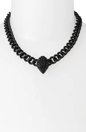 Kurt Geiger Eagle Collar Necklace - Jet
