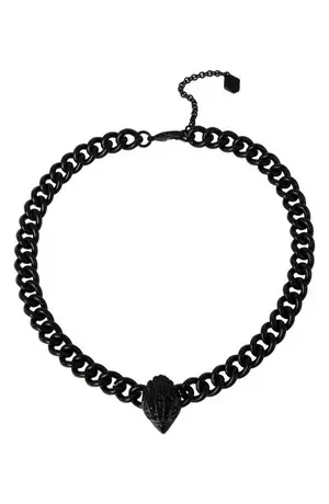 Kurt Geiger Eagle Collar Necklace - Jet