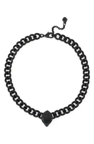 Kurt Geiger Eagle Collar Necklace - Jet