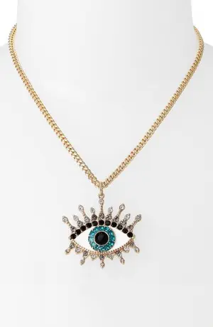 Kurt Geiger Evil Eye Pendant Necklace