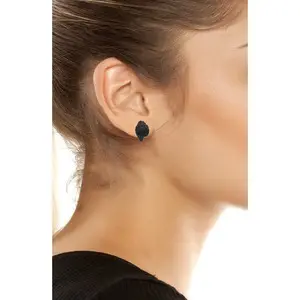 Kurt Geiger Eagle Stud Earrings - Jet