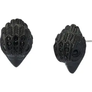 Kurt Geiger Eagle Stud Earrings - Jet