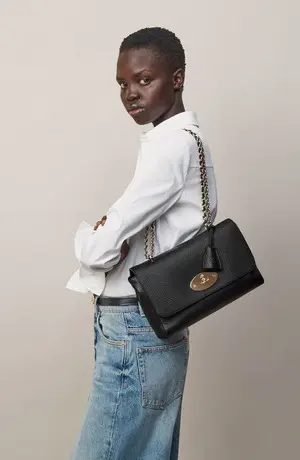 Mulberry Medium Lily Convertible Leather Shoulder Bag - Black