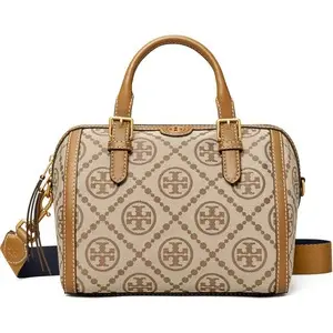 Tory Burch T Monogram Jacquard Barrel Shoulder Bag