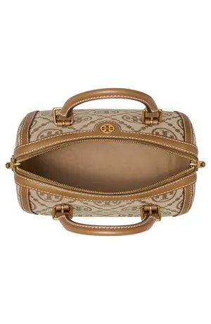 Tory Burch T Monogram Jacquard Barrel Shoulder Bag