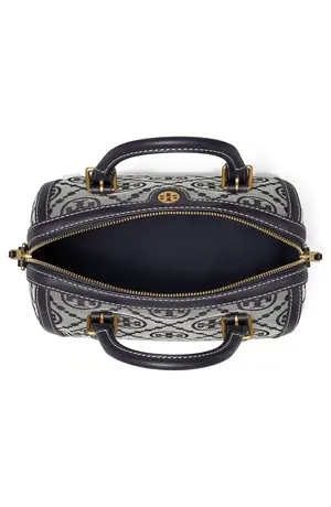 Tory Burch T Monogram Jacquard Barrel Shoulder Bag