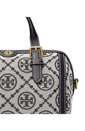 Tory Burch T Monogram Jacquard Barrel Shoulder Bag