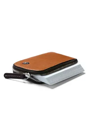 Bellroy Leather Card Pocket - Caramel