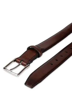 Cole Haan Harrison Leather Belt - Brown