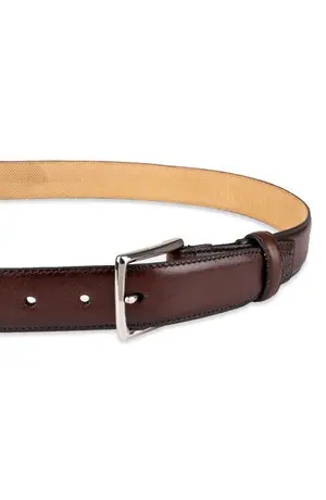Cole Haan Harrison Leather Belt - Brown