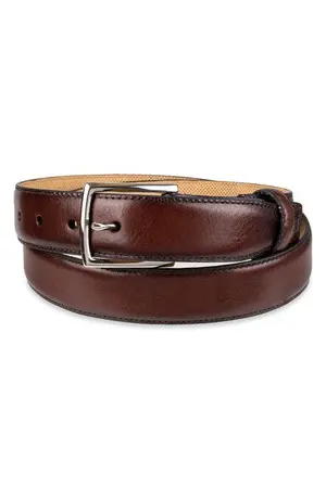 Cole Haan Harrison Leather Belt - Brown