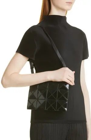 Issey Miyake Small Lucent Crossbody Bag - Black