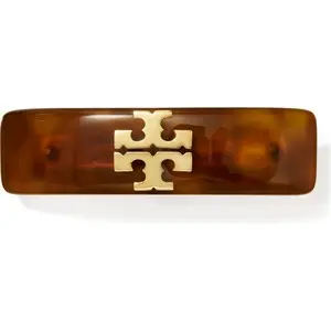 Tory Burch Kira Small Barrette - Tory Gold/tortoise