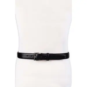 Cole Haan Gramercy Leather Belt - Black