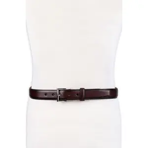 Cole Haan Gramercy Leather Belt - Cordovan