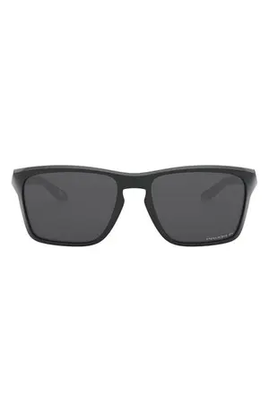 Oakley Oakley Sylas 58mm Prizm™ Polarized Sunglasses Rubber Black