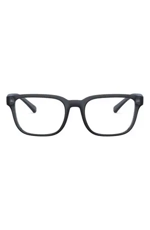 Armani Exchange AX Armani Exchange 54mm Square Eyeglasses Blue Crys
