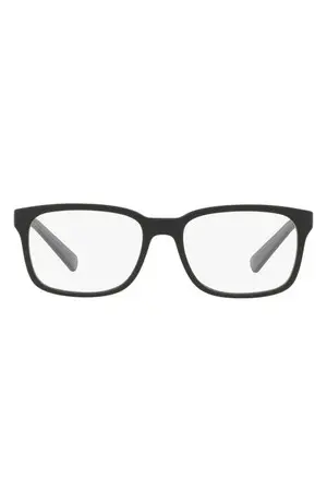 Armani Exchange 54mm Square Eyeglasses - Matte Blk