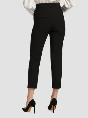 Veronica Beard Renzo Ankle Crop Pants - Black