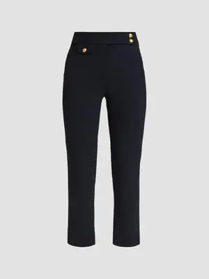 Veronica Beard Renzo Ankle Crop Pants Navy