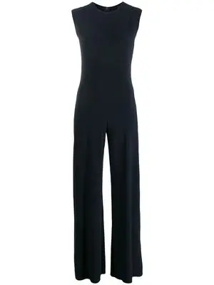 Norma Kamali Wide-leg Jumpsuit - Blue