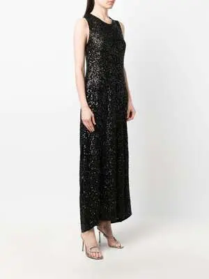 Norma Kamali Sequin-embellished Swing Dress