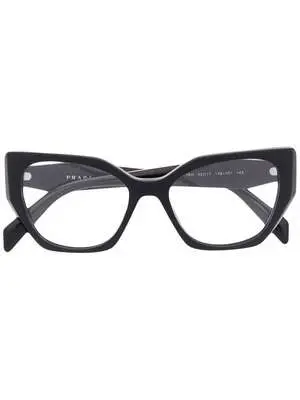 Prada Cat-eye Frame Glasses - Black