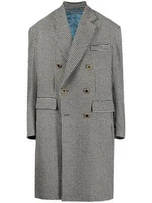COOL T.M Houndstooth-print Wool Coat