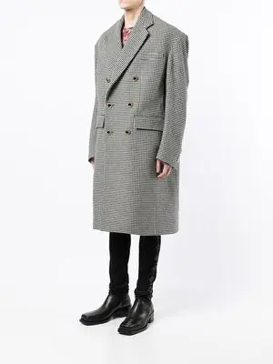 COOL T.M Houndstooth-print Wool Coat