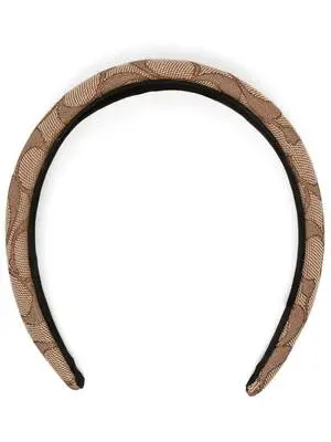 COACH Signature Logo Padded Headband