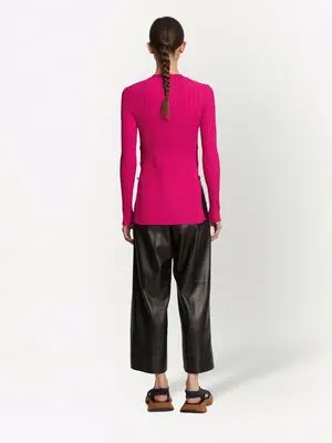 Proenza Schouler Ribbed-knit Jumper With Button Detail