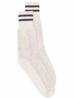 Brunello Cucinelli Perforated Ankle Socks