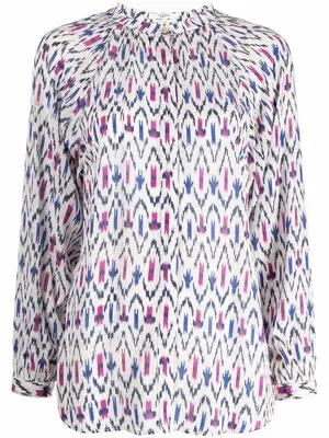MARANT ETOILE Geometric Print Blouse