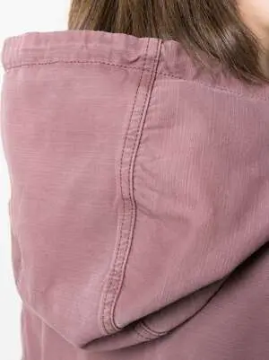 DIESEL® Cotton-linen Blend Cargo Pocket Hooded Jacket