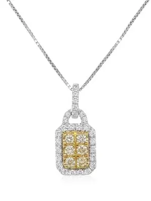 HYT JEWELRY Diamond Pendant Necklace - Silver