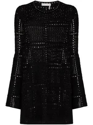 Chloé Panelled Knitted Dress
